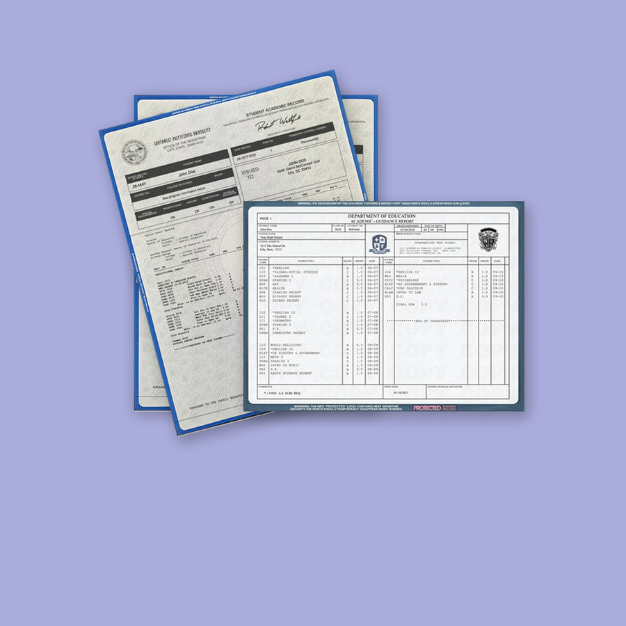 Transcripts – One Day Diplomas