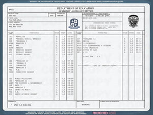 High School Transcripts – One Day Diplomas